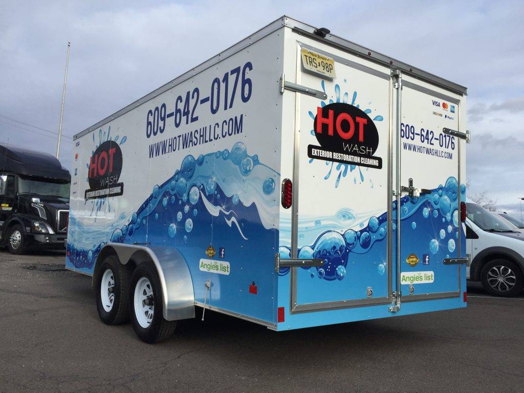 High Performance Trailer Wraps and Trailer Lettering | Slicks Graphics Inc